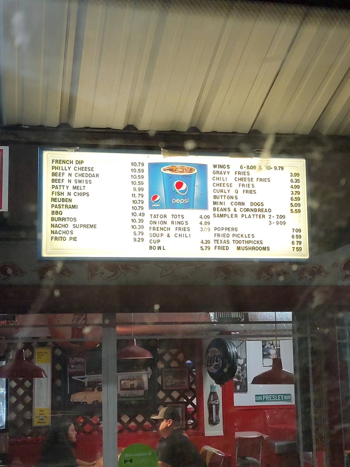Menu at Ed Walker's Drive-In & Restaurant, Fort Smith