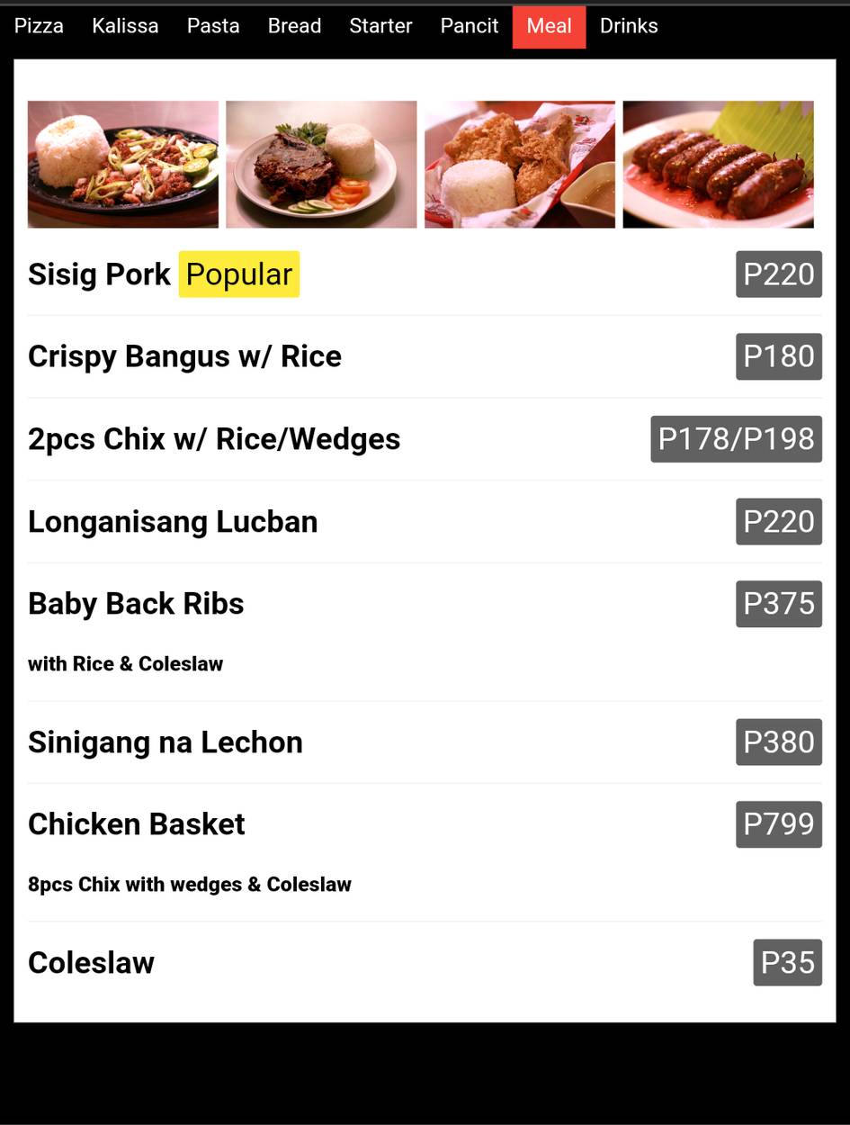 Menu at GROUNDZERO HOUSE OF PIZZA pizzeria, Lucban, Quezon Avenue ...