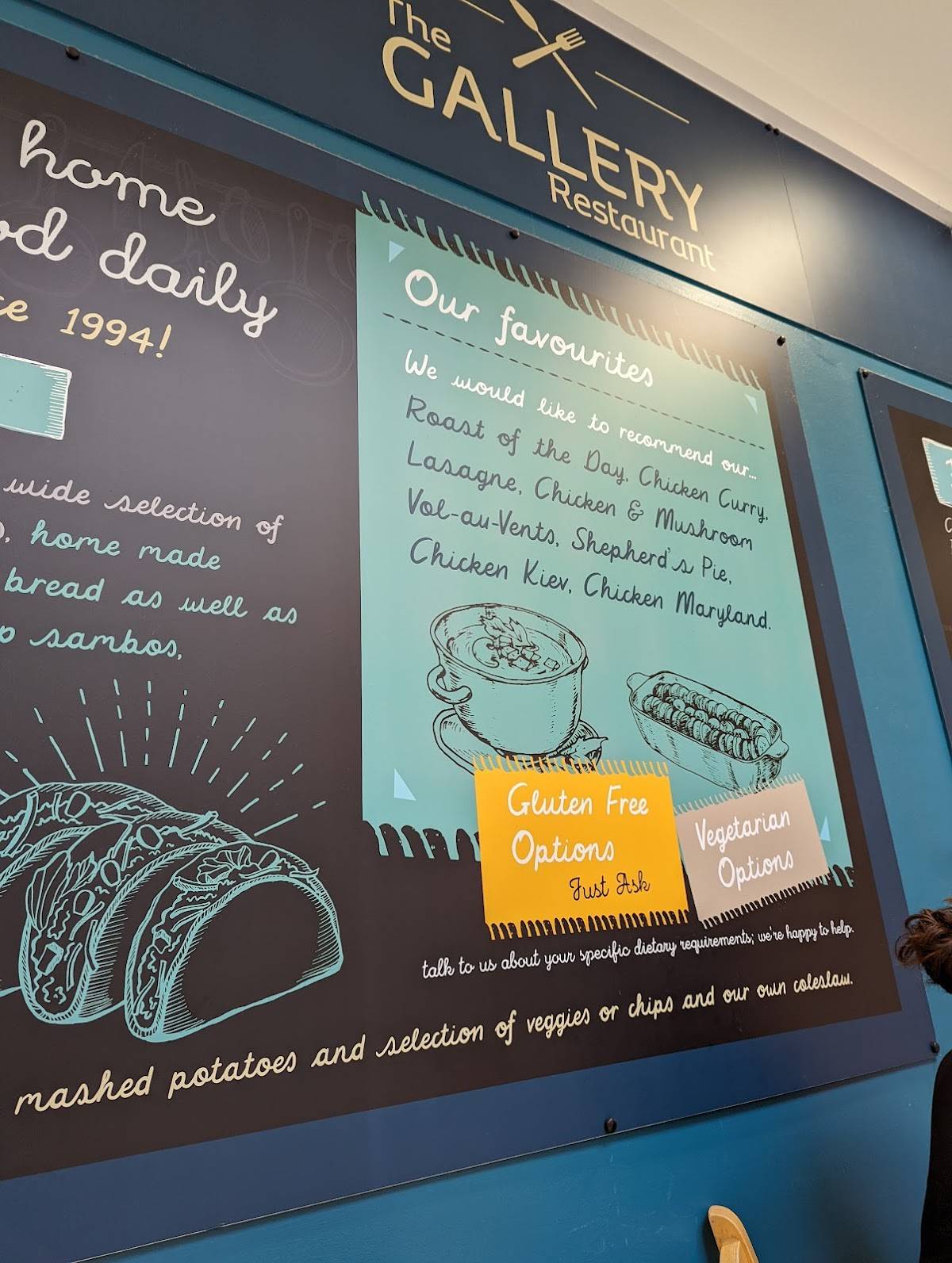 Menu at Gallery Restaurant, Cork