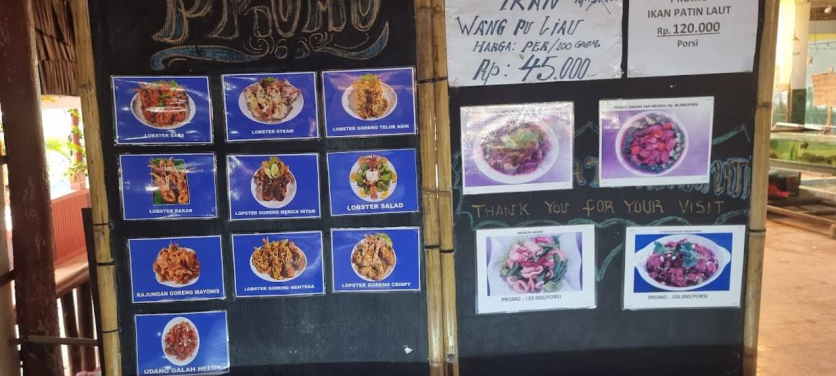 Menu at Golden Prawn 555 restaurant, Batam