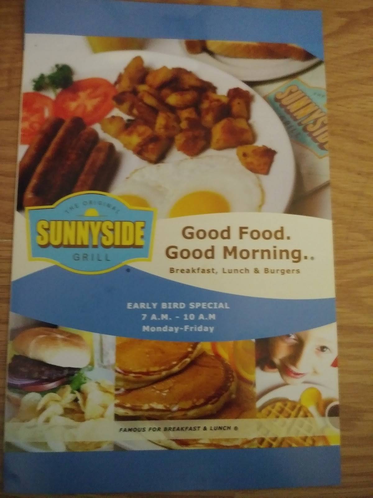 Menu at Sunnyside Grill Hamilton restaurant, Hamilton