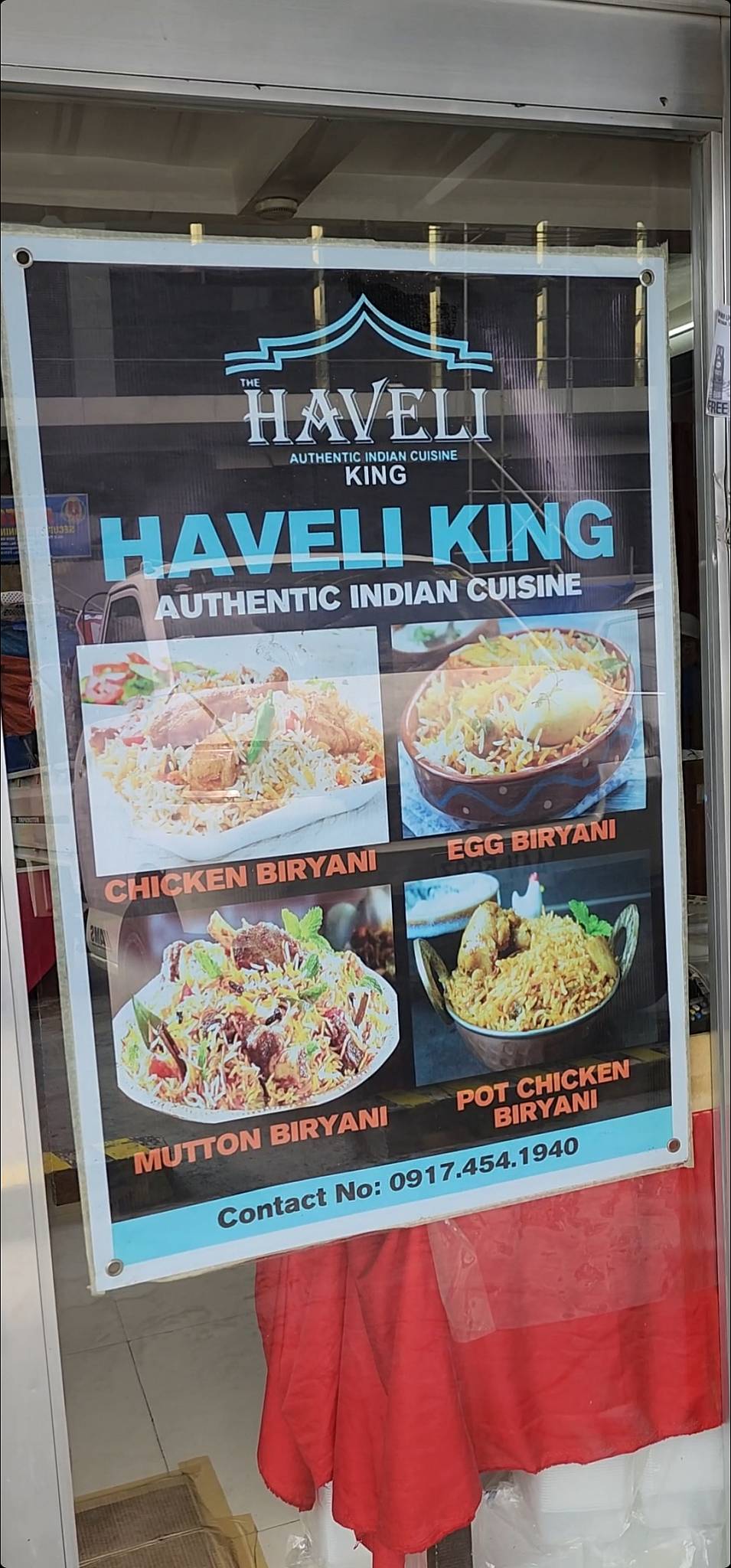 Menu at Haveli King Restaurant, Davao City