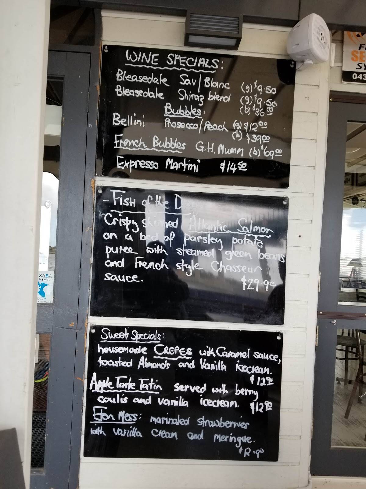 Menu at Hector's Modern Australian Kitchen restaurant, Goolwa