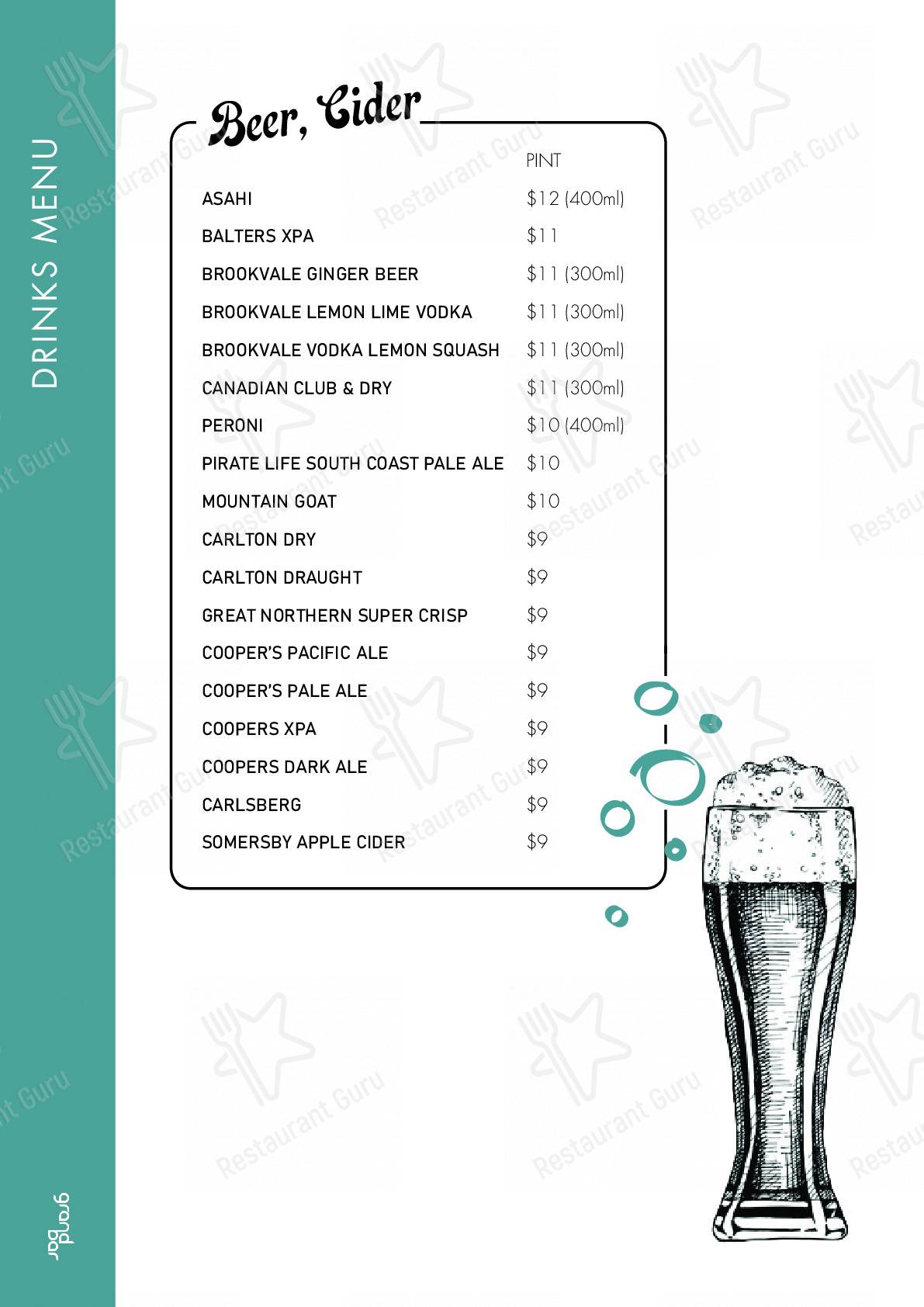 Menu at Hector's Modern Australian Kitchen restaurant, Goolwa