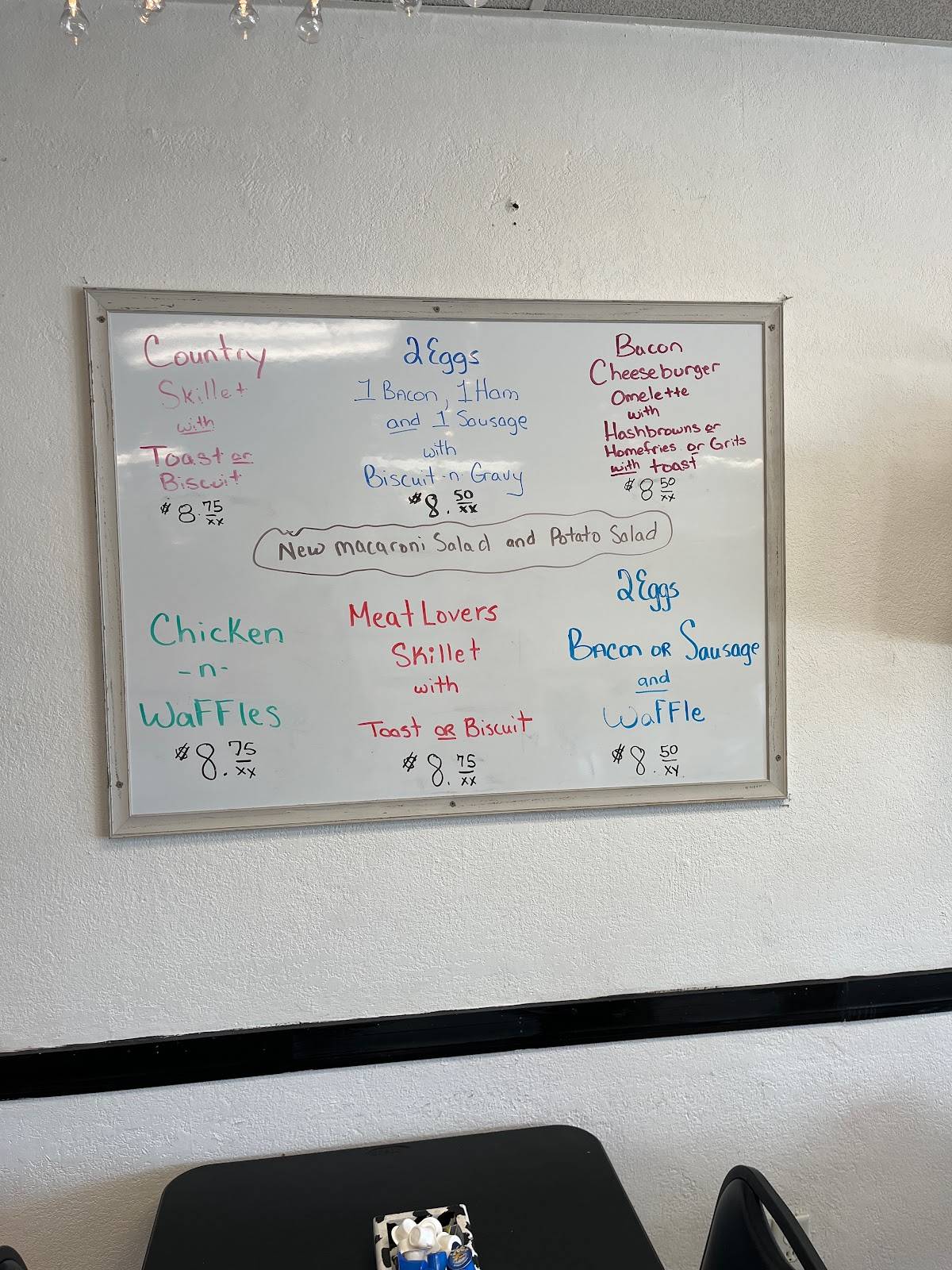 Menu at Heffer's Kountry Cafe, Ormond Beach, 603 S Yonge St