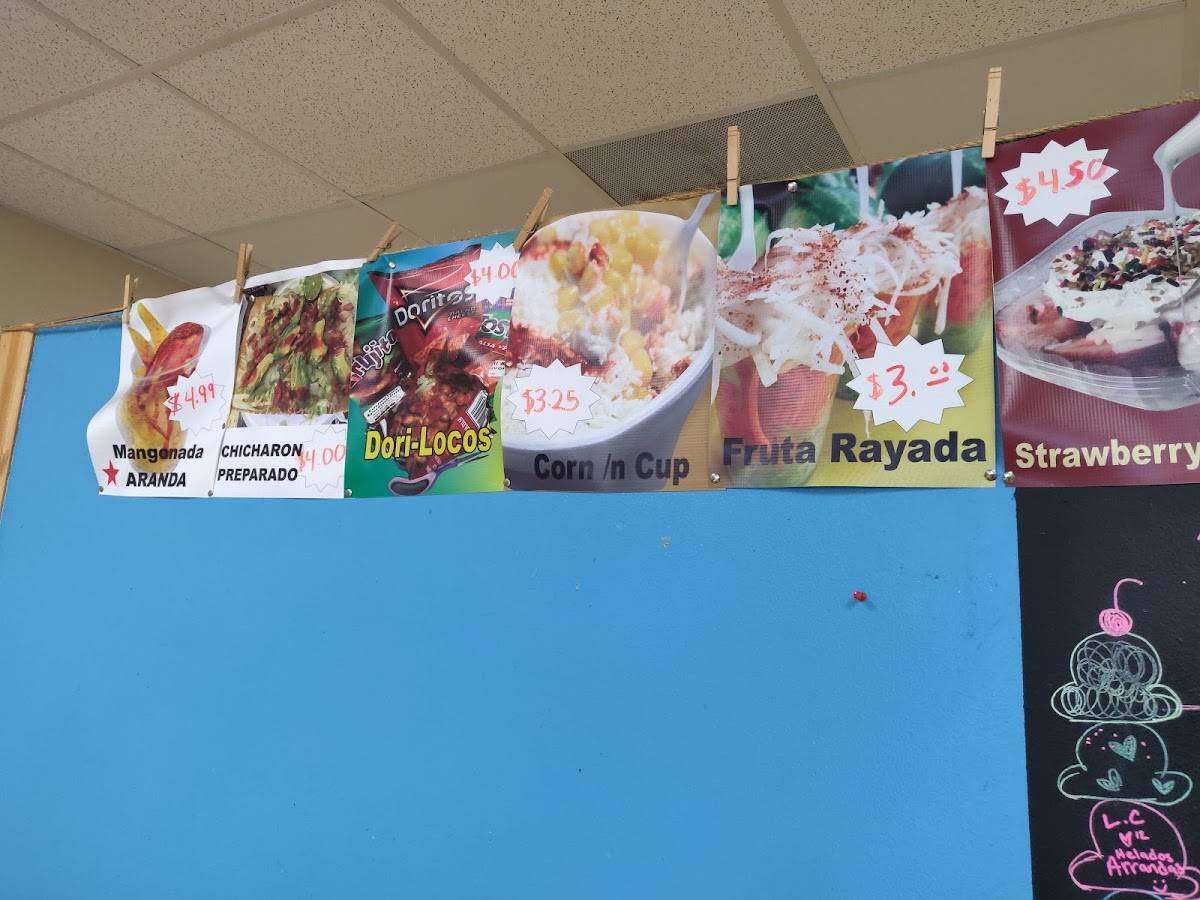 Carta del restaurante Helados Aranda, San Antonio, Nacogdoches Rd