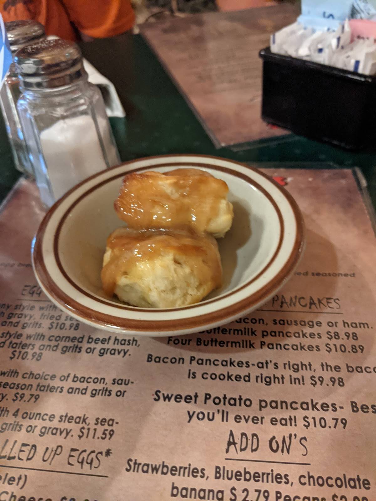 Menu at Hillbilly's Restaurant, Pigeon Forge, Wears Valley Rd