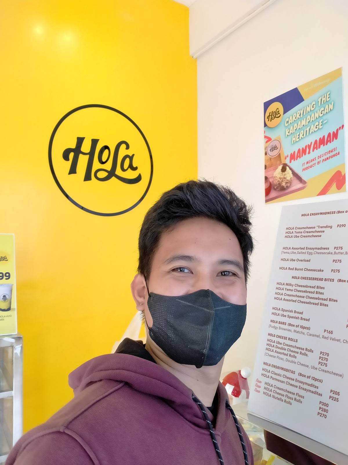 Menu at Hola Cabanatuan cafe, Cabanatuan City