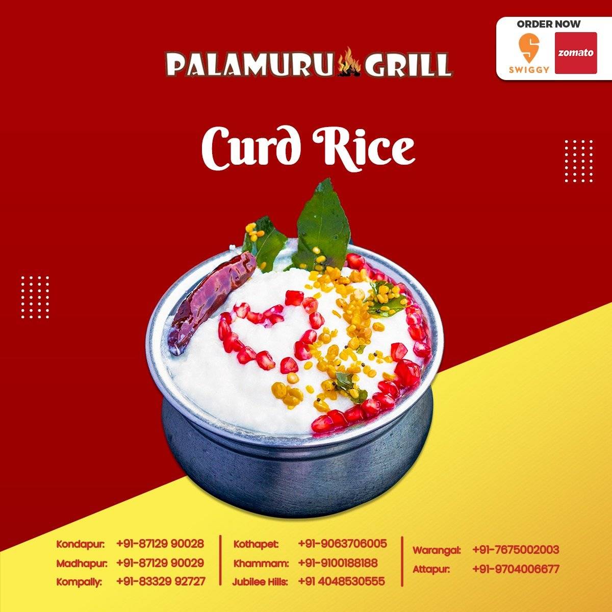 Menu at Palamuru Grill, Hyderabad, Opposite Meridian School
