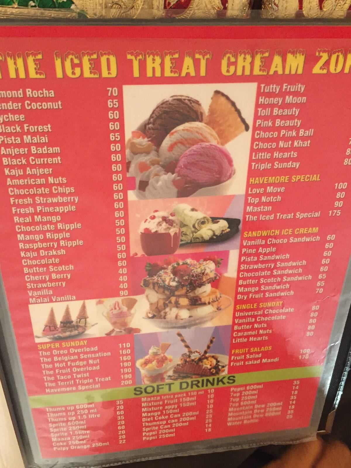 Menu at Yum Yum Tree, Hyderabad, 9GF7+XRR
