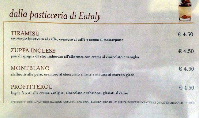 Menu da Il Ristorante della Carne, Roma