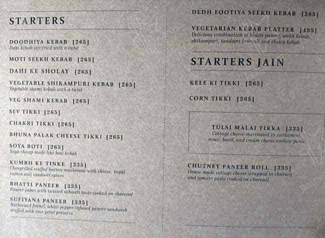 Menu at Little Monk-Fine Dine Restaurant, Indore, Monk's Nirvana Hotel ...