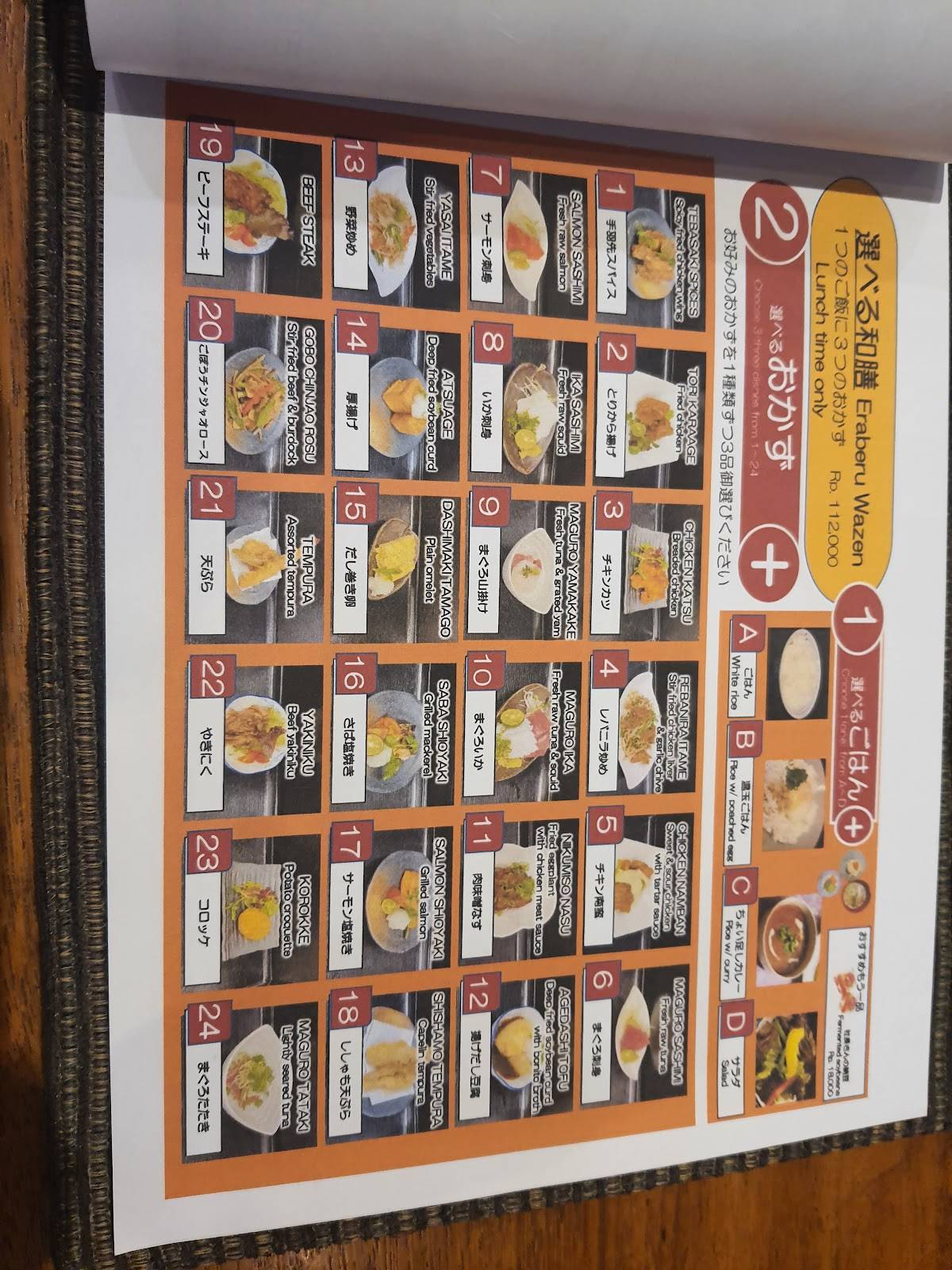 Menu at あすとら酒場 このは Konoha restaurant, Jakarta, Menara Astra Lt 2 015 ...