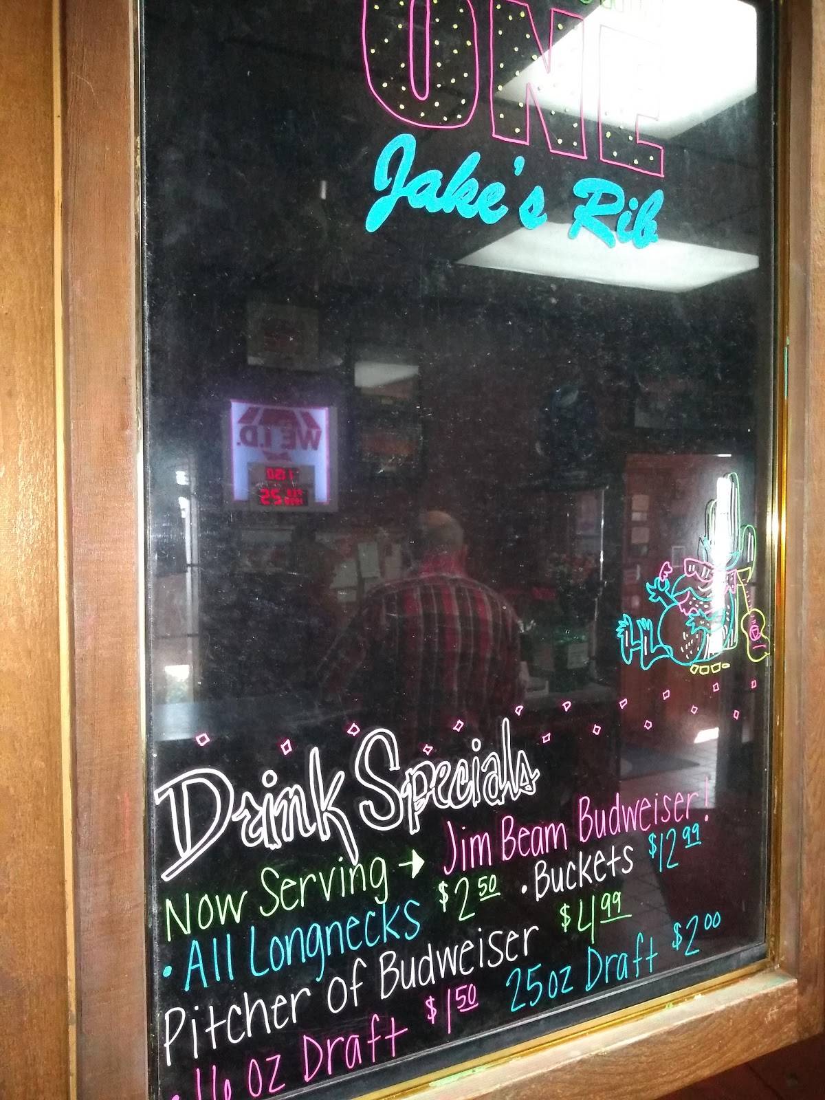 Menu at Jake's Rib BBQ, Chickasha