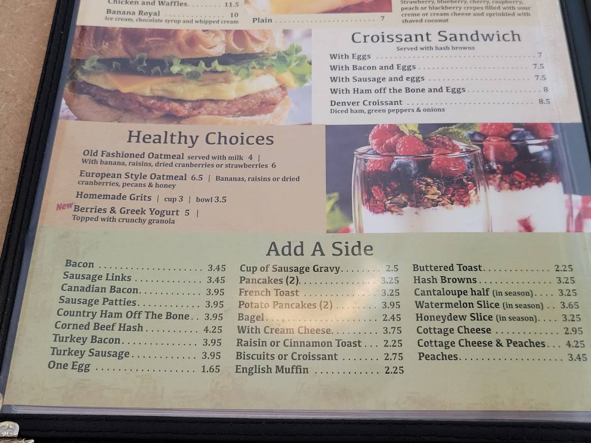 Menu at Jedi's Garden Family Restaurant, Griffith