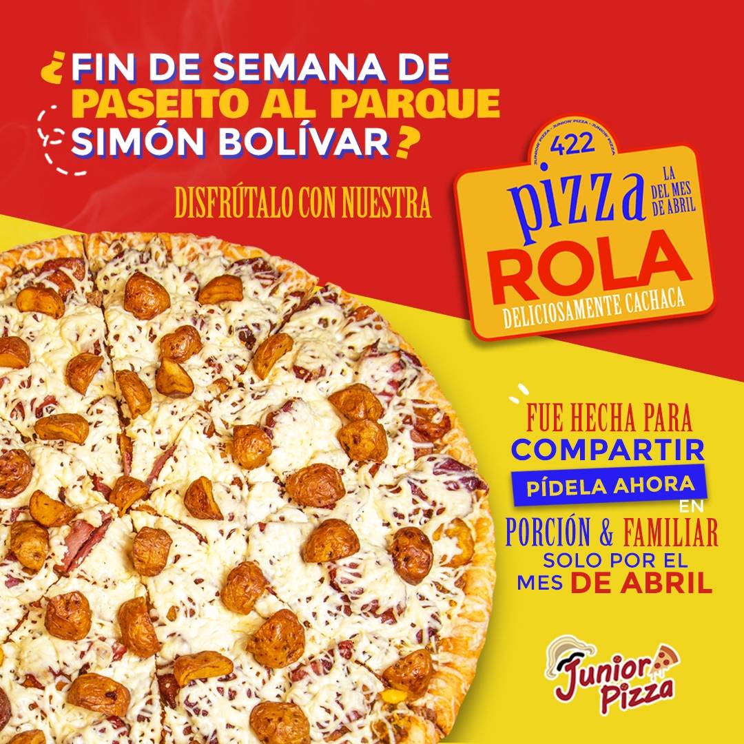 Menu at Junior'pizzaa Candelaria la nueva restaurant, Bogotá