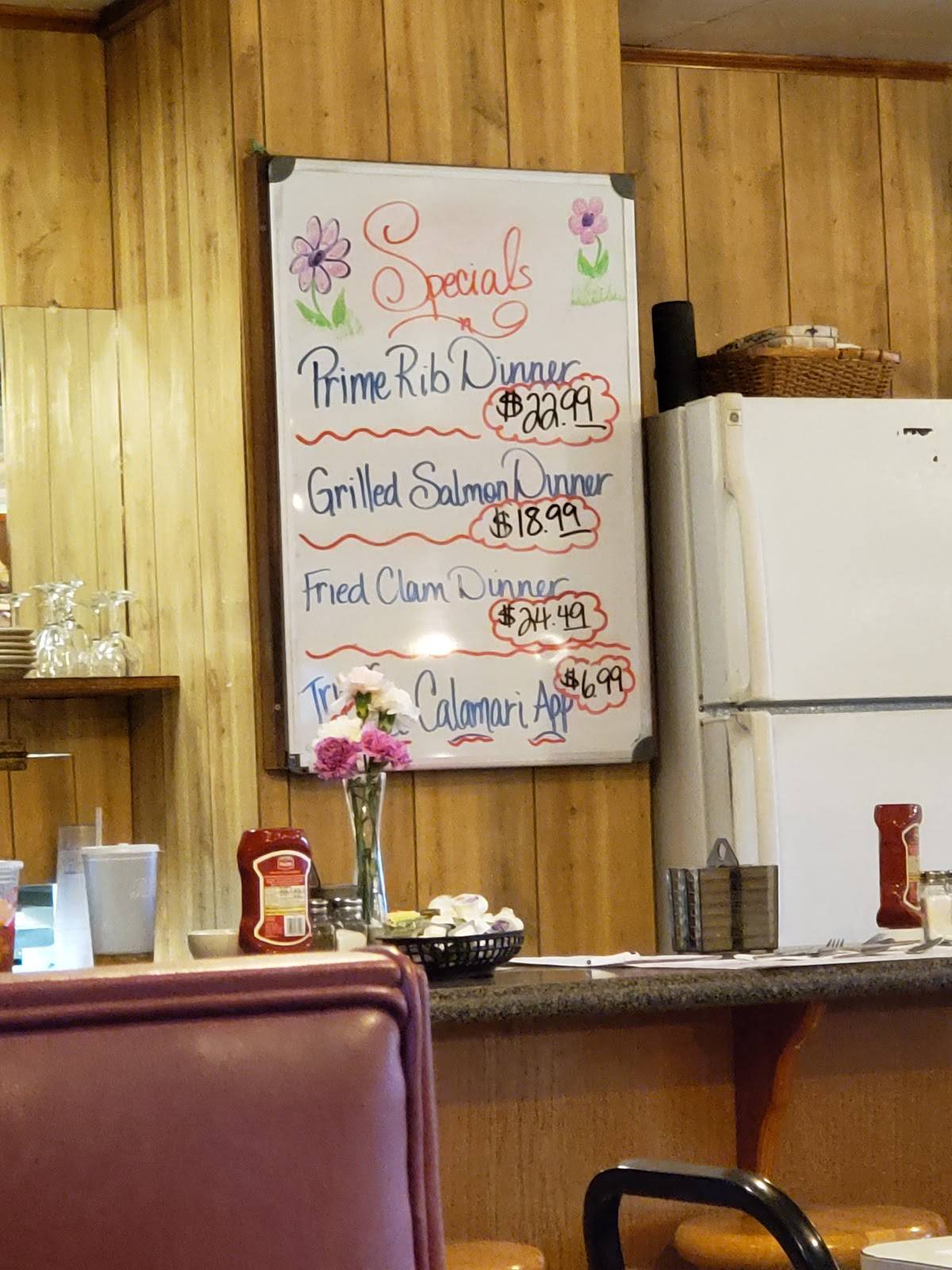 Menu at Just Barb's, Stockton Springs