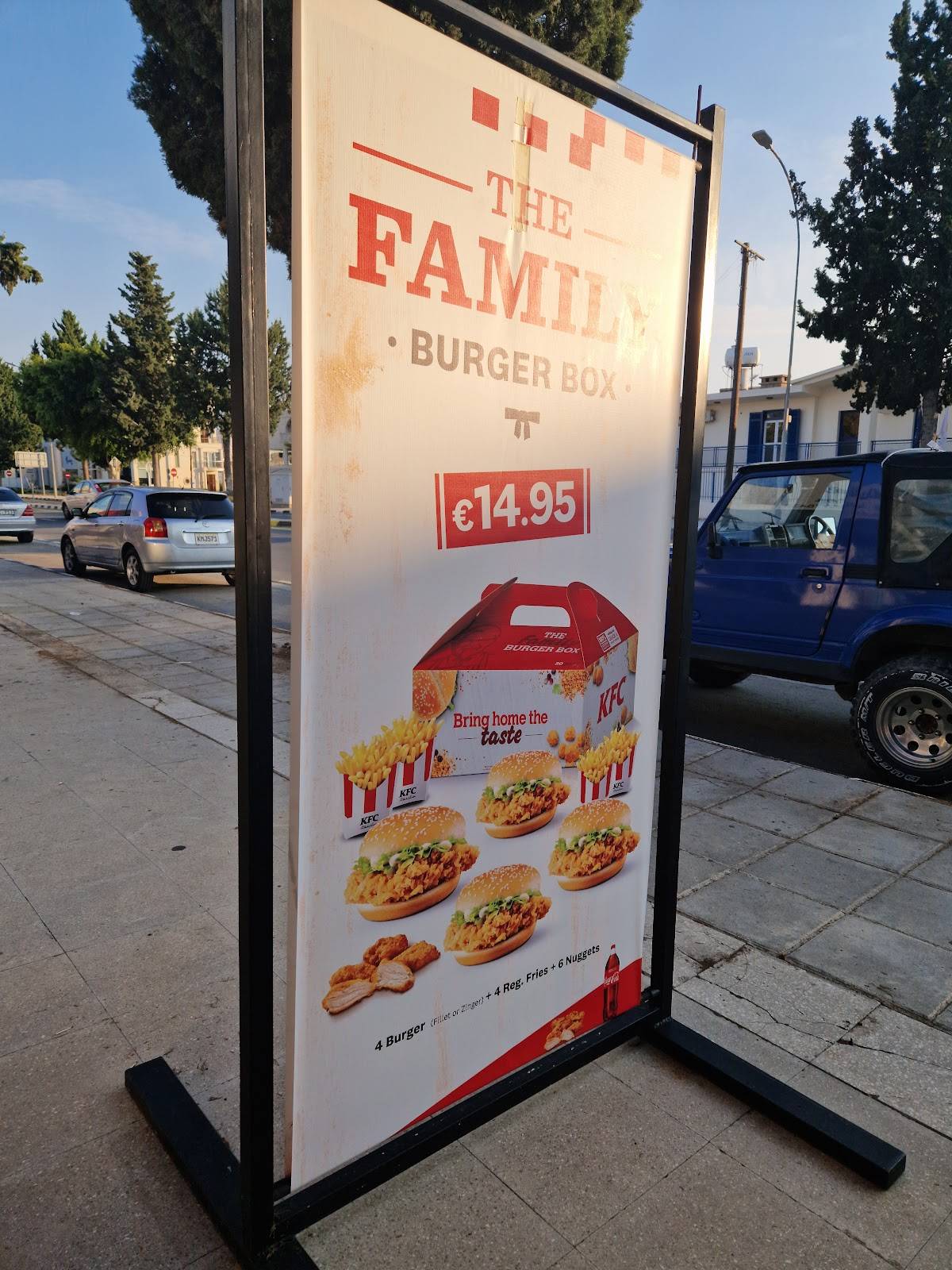 Menu at KFC, Paphos, Athinon 33