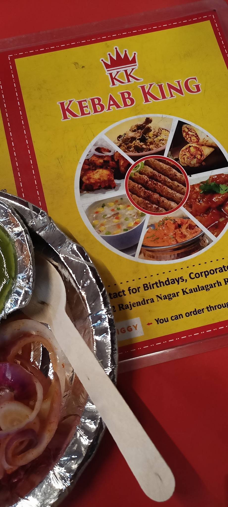 Menu at Kebab King, Dehradun
