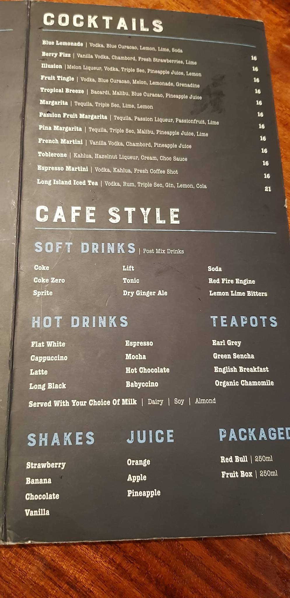 Menu at The Kwinana Local pub & bar, Kwinana Town Centre