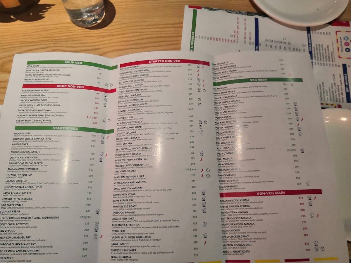 Menu at LOCOFEAST - Theme Restaurant, Chennai, 15A