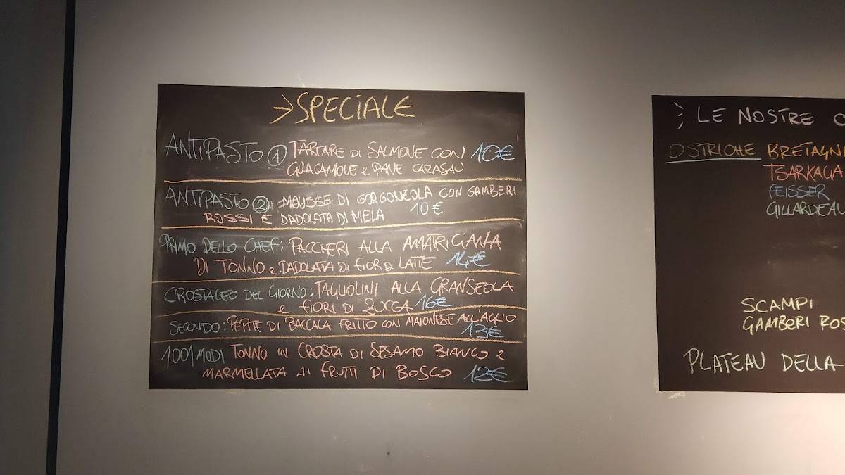 Menu da La Pescheria da Claudio e Giuliano ristorante, Rho
