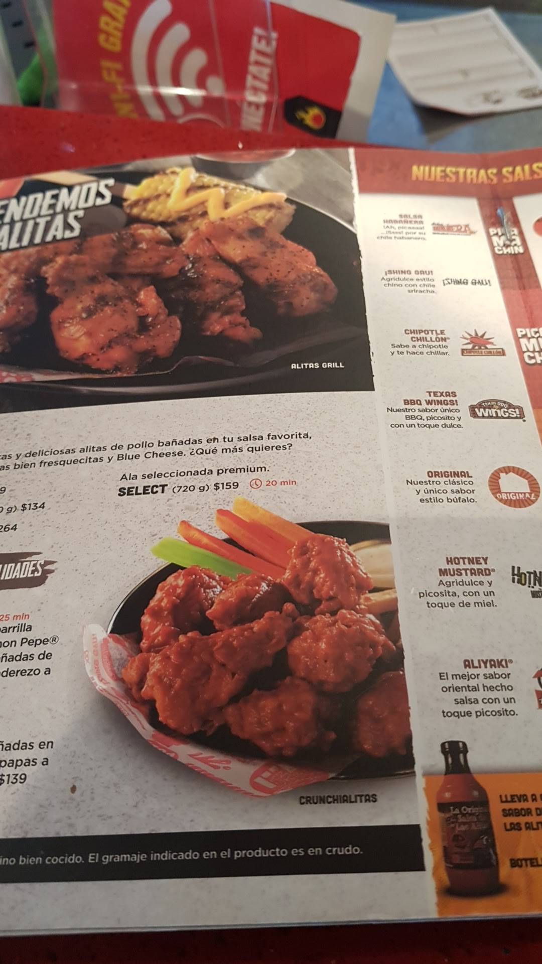 Carta del restaurante Las Alitas Cd. Juárez - Bermudez, Ciudad Juarez ...