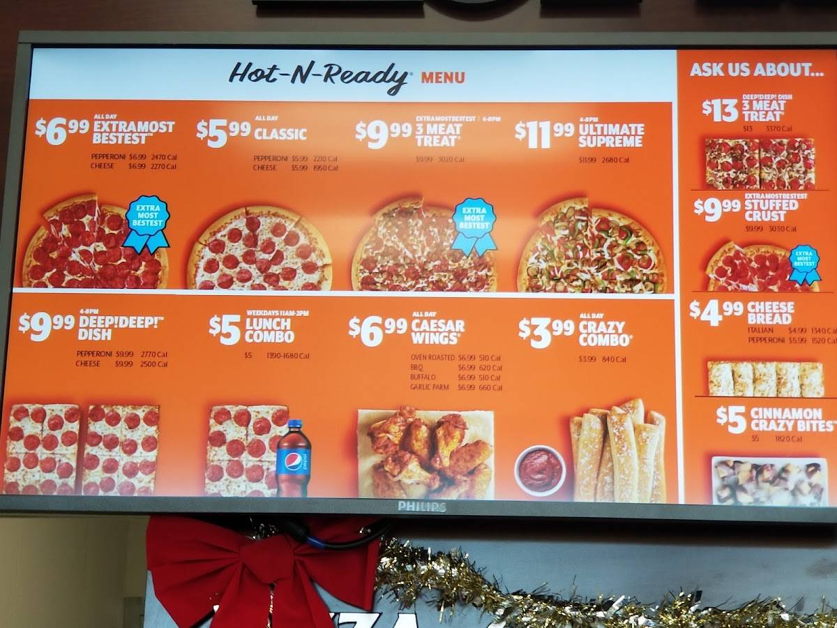 Menu at Little Caesars Pizza restaurant, Camas, NE 3rd Ave #9