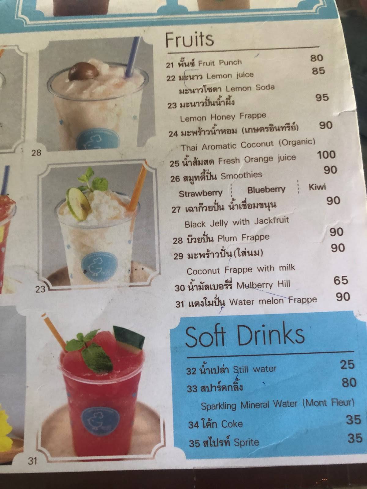 Menu at Lookkai Cafe Restaurant Khao Yai, Pak Chong