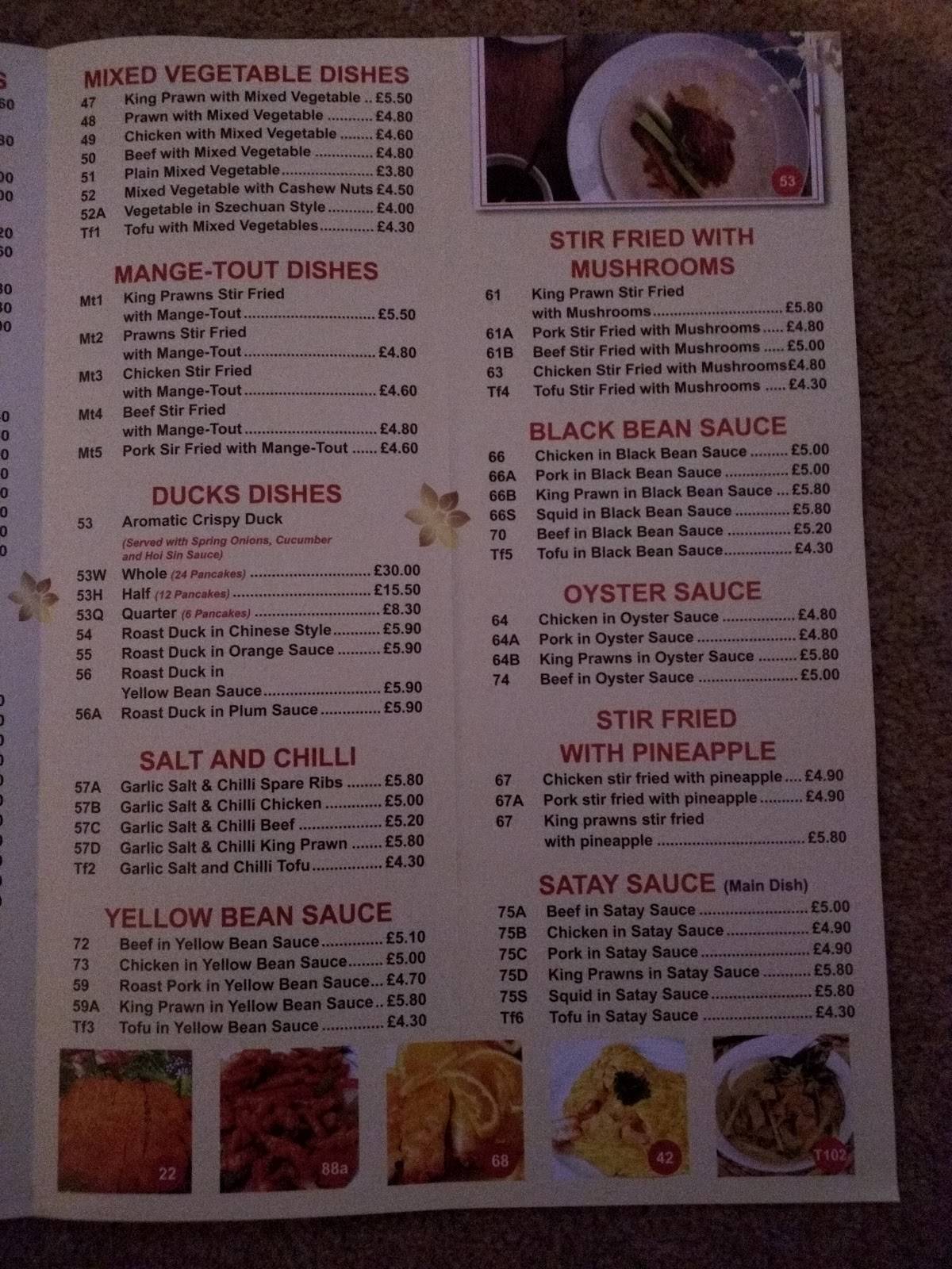 Menu at Happy Times fast food, Lymington