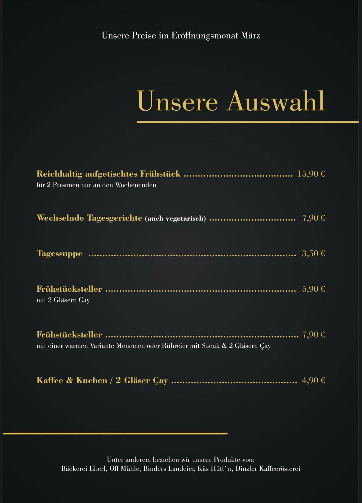 Speisekarte von Maida Restaurant & Café, Penzberg