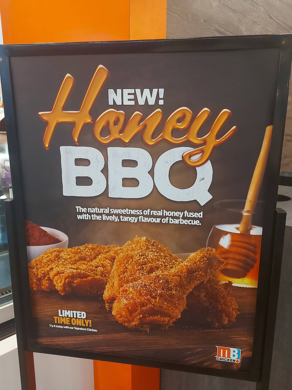 Menu at Mary Brown's Chicken restaurant, Brantford
