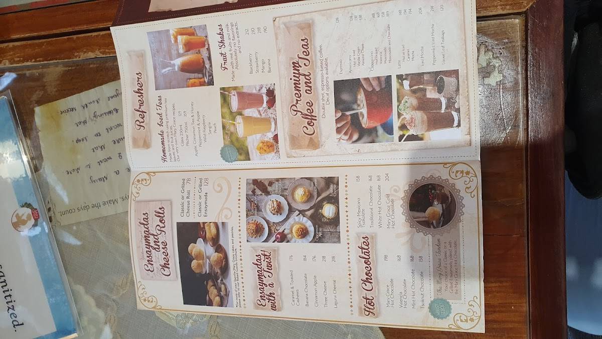 Menu at Mary Grace - Alabang Town Center cafe, Muntinlupa, C2FH+2PV