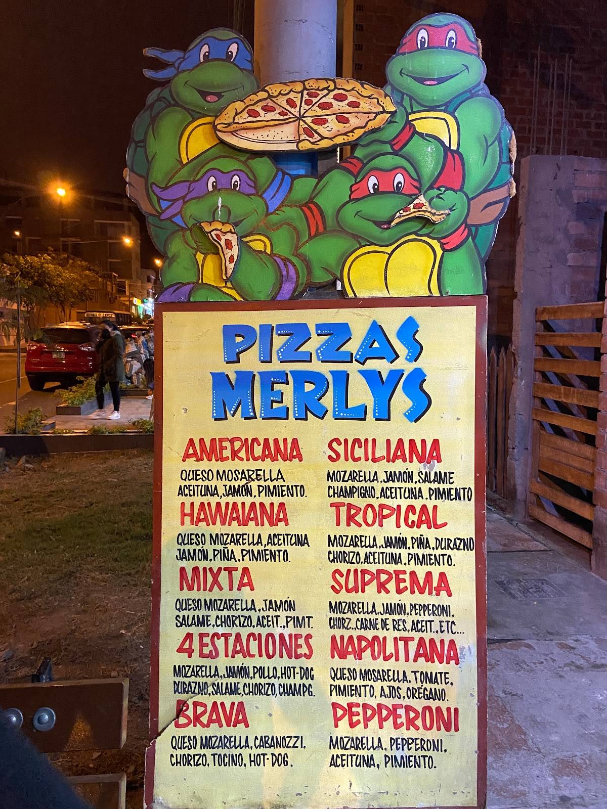 Menu at Merly’s Comics & Food restaurant, Ventanilla