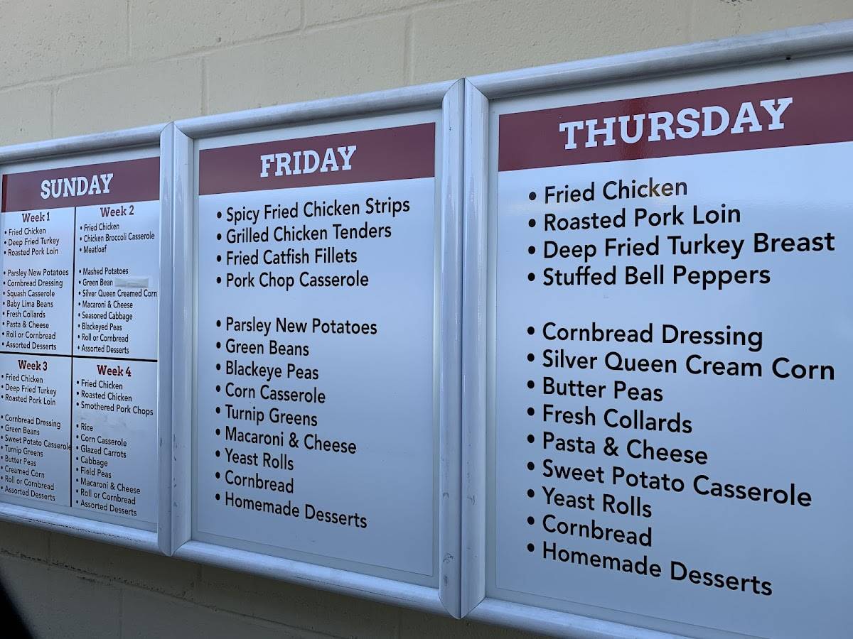 Menu at Miles to Go Phenix City restaurant, Phenix City