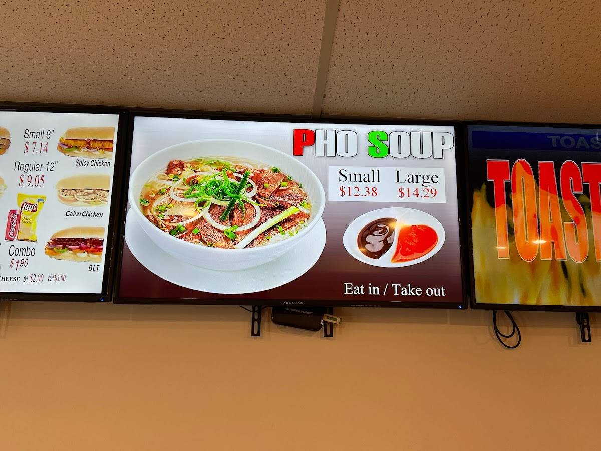 Menu at More Subs restaurant, Edmonton, 170 St NW