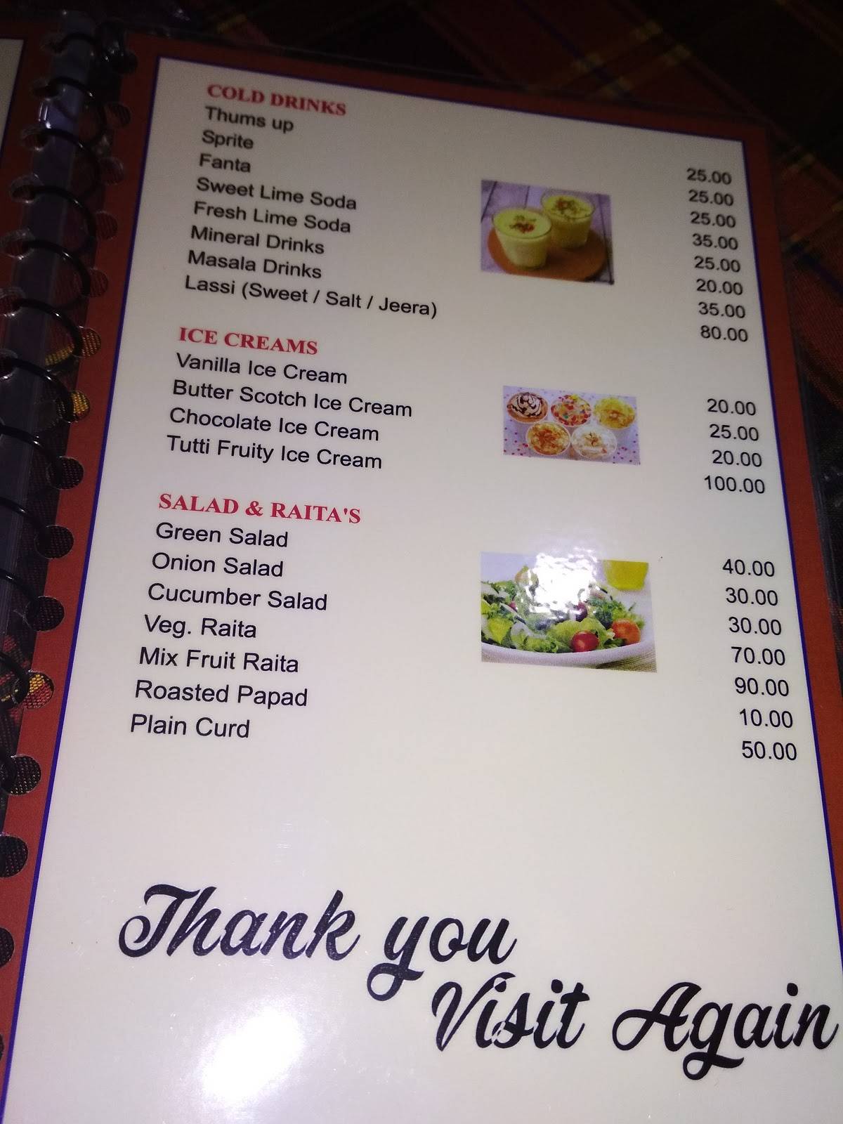Menu at New Urmila Restora, Uttarpara Kotrung