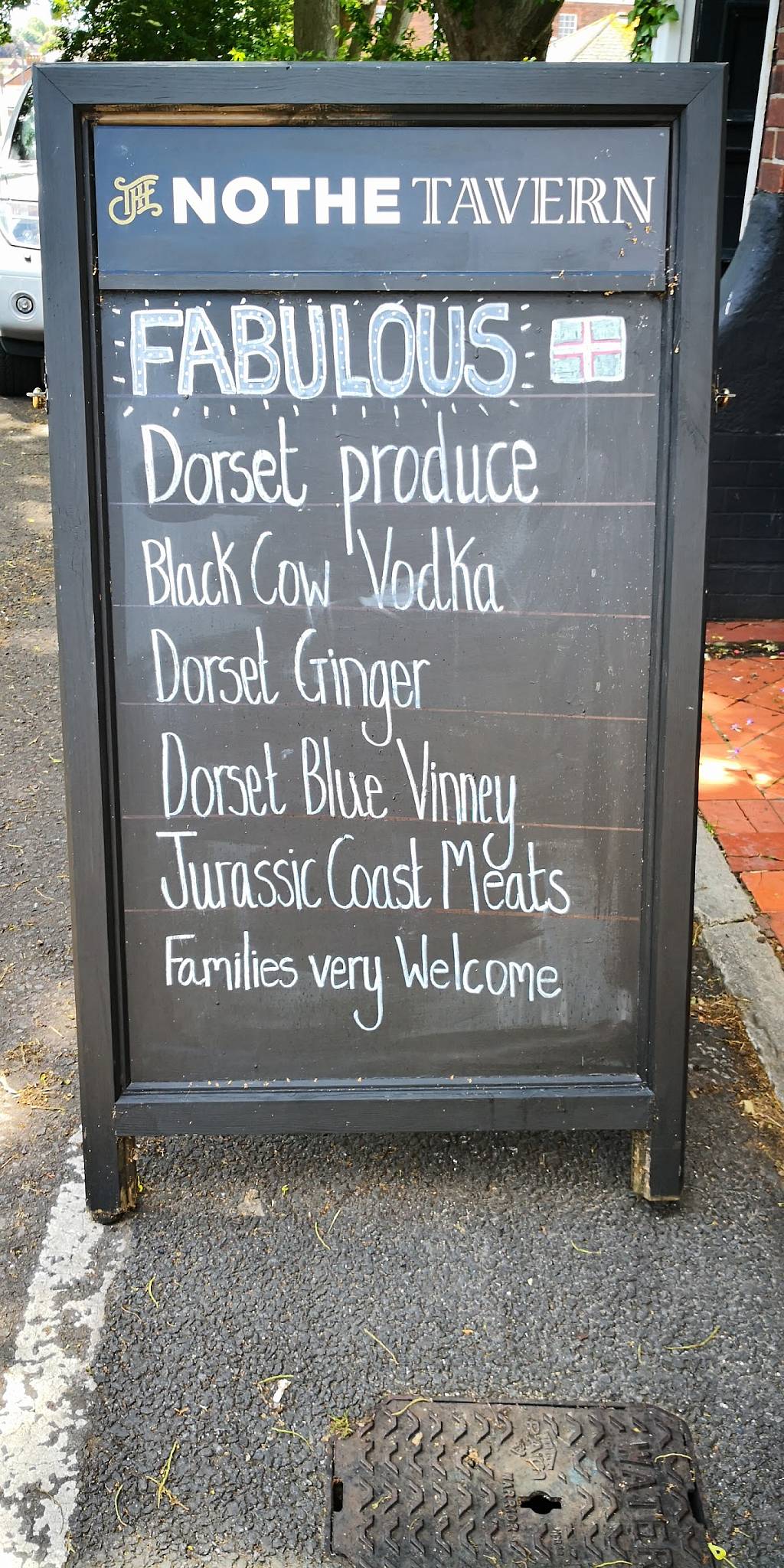 Menu at Nothe Tavern pub & bar, Weymouth