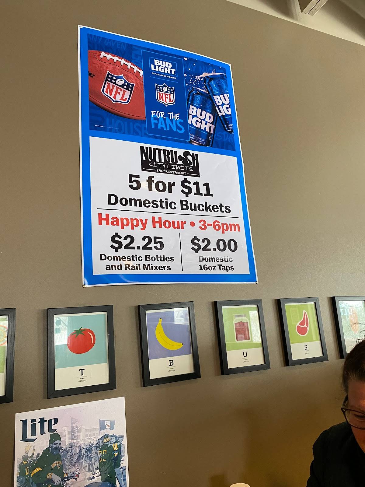 Menu at Nutbush City Limits pub & bar, La Crosse