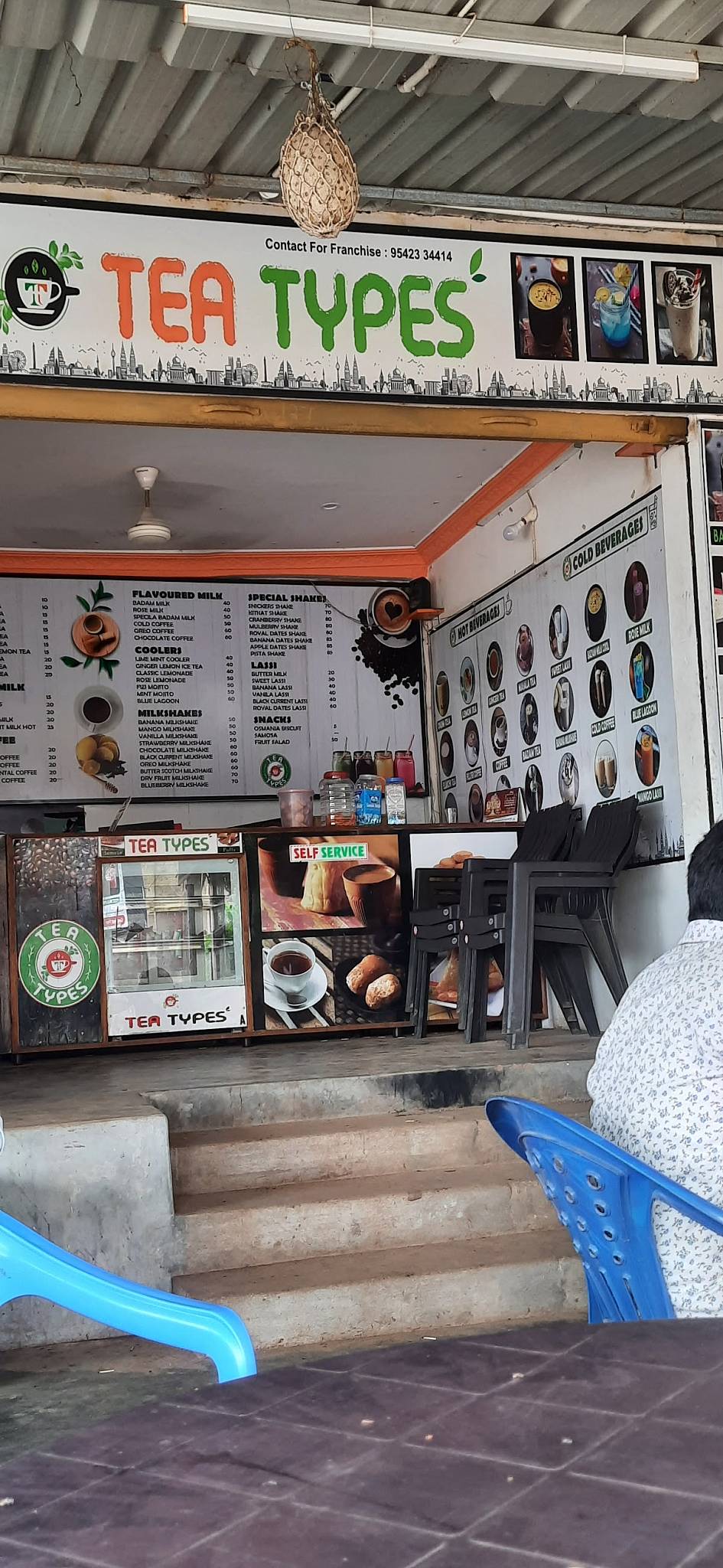 Menu at TEA TYPES, Nuzividu