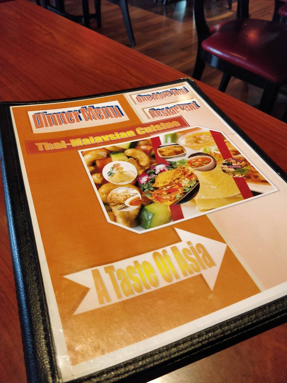 Menu at One More Thai Restaurant, Surrey