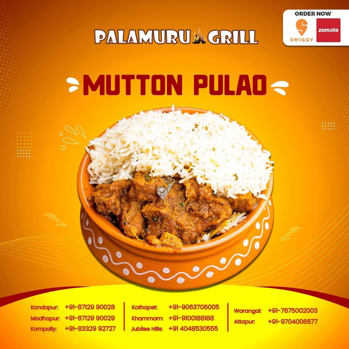 Menu at Palamuru Grill, Hyderabad, Opposite Meridian School