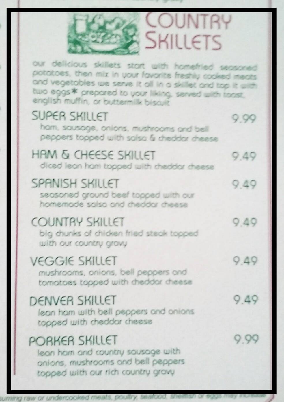 Menu at Country Boys Restaurant, Phoenix, E Greenway Rd