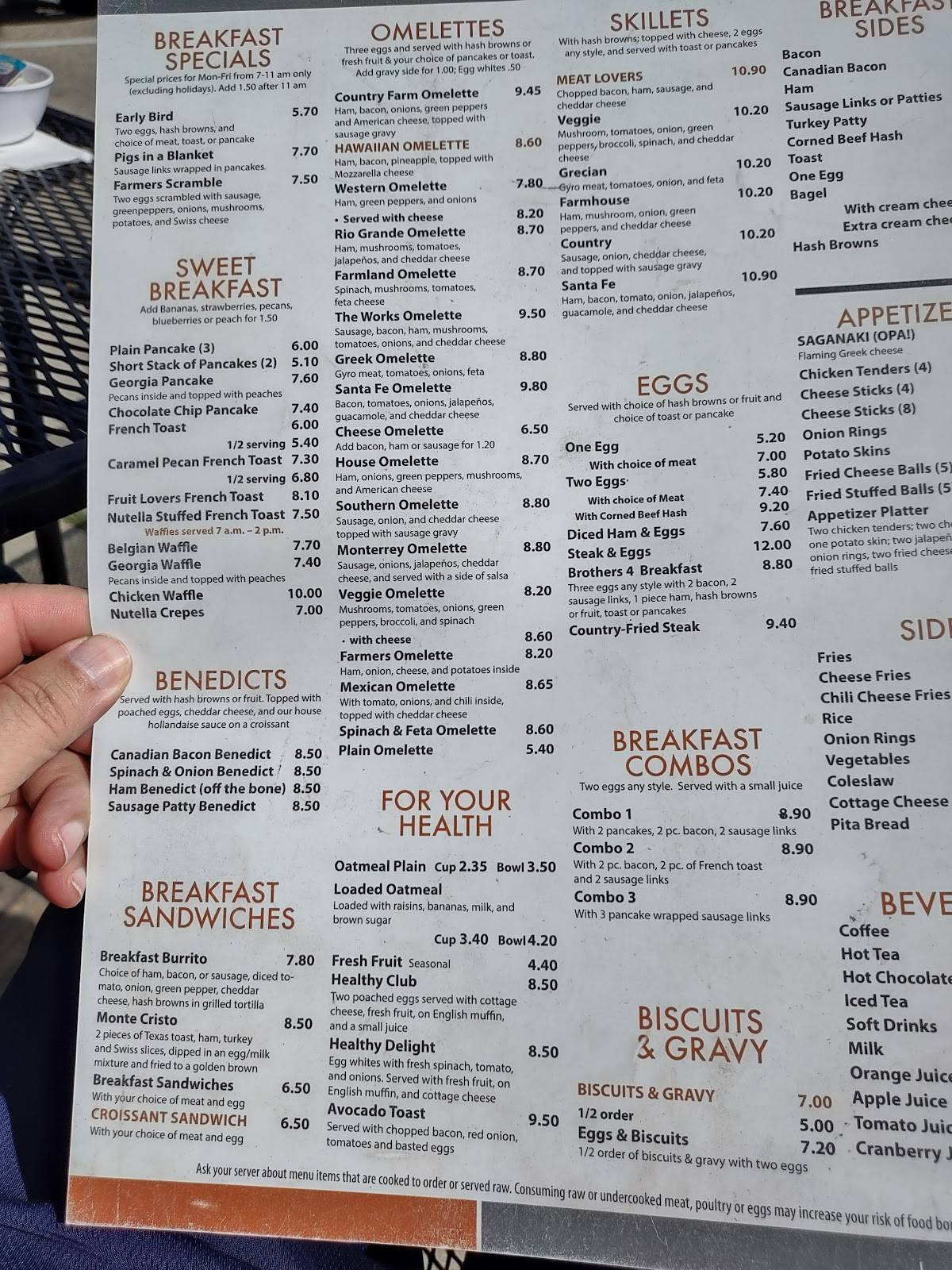 Menu at Pinckney Diner restaurant, Pinckney, 150 S Howell St
