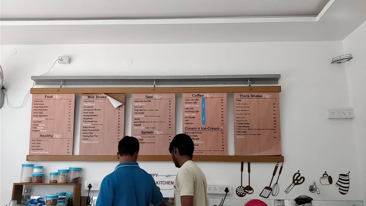 Menu at Piyo Ice Cream Parlour, Hyderabad