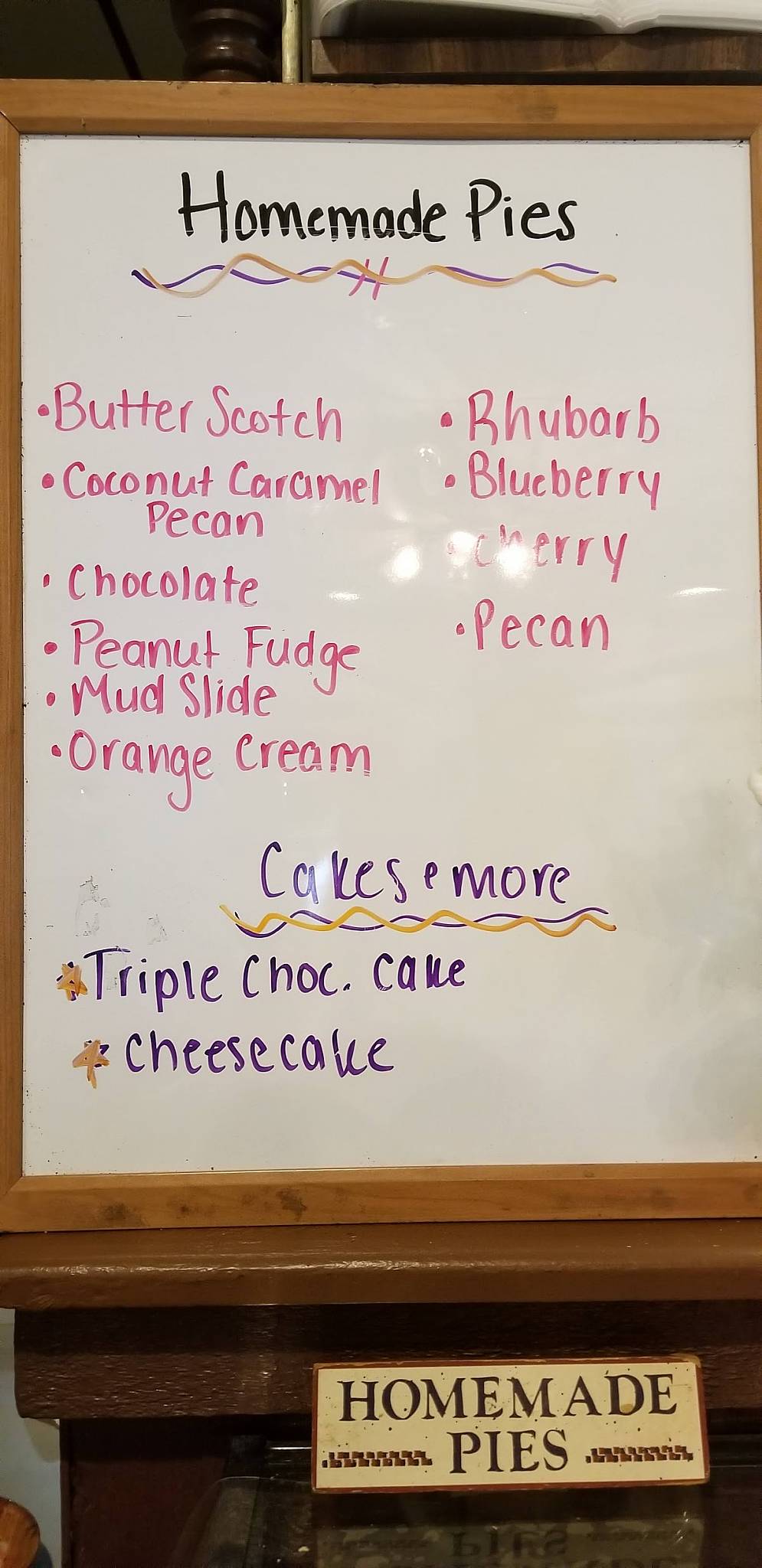 Menu at Cal's Restaurant & Pizza Express, Garrettsville