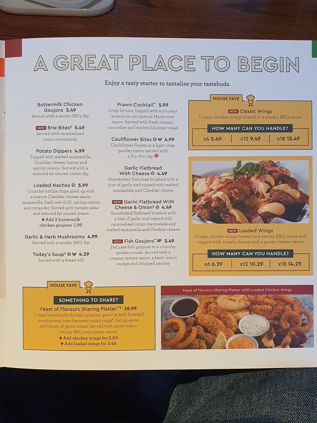 Menu at Lockyers Quay Cookhouse + Pub, Plymouth