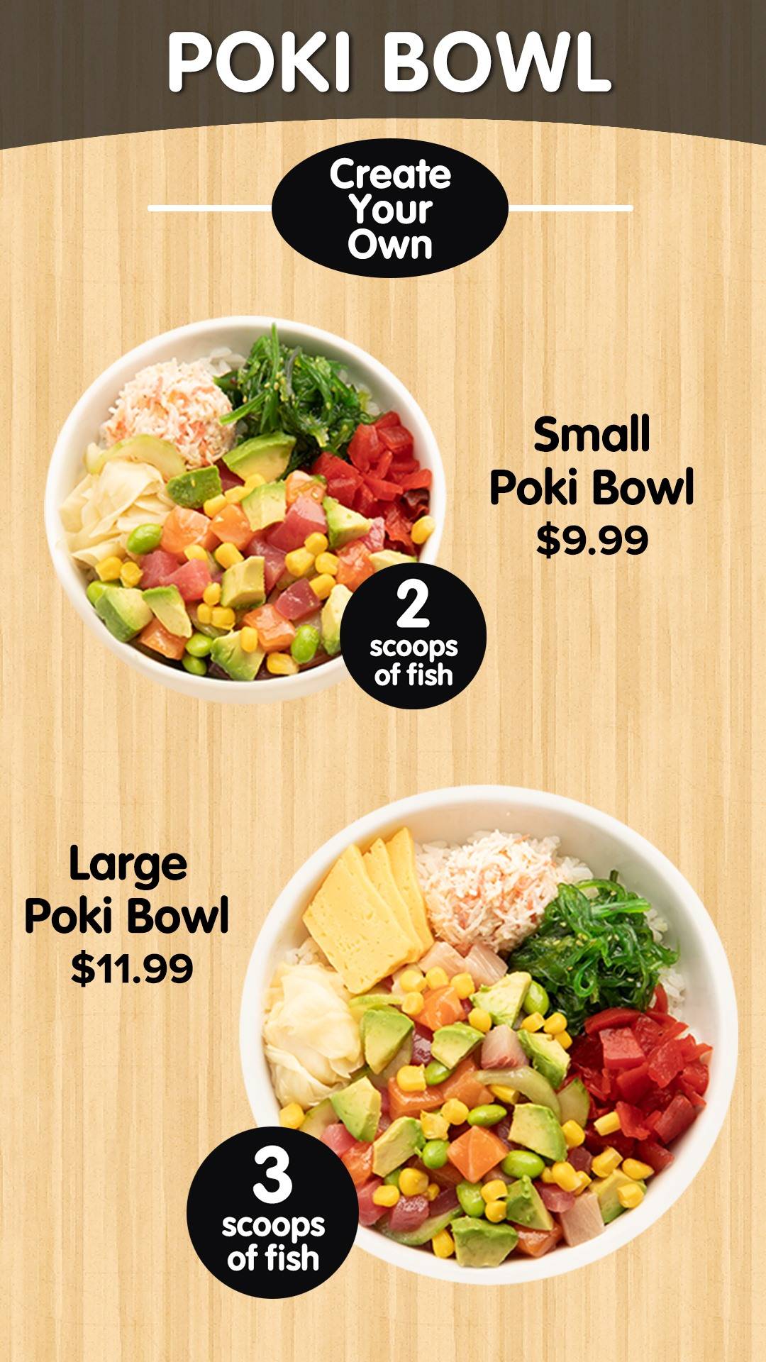Menu at Poki Maki by Mr.7 restaurant, Walnut