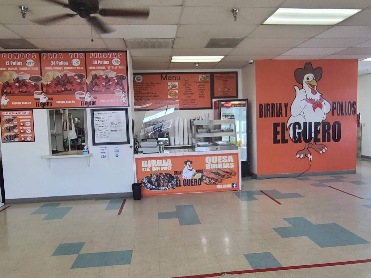 Menu at Birria Y Pollos El Guero BBQ, Porterville