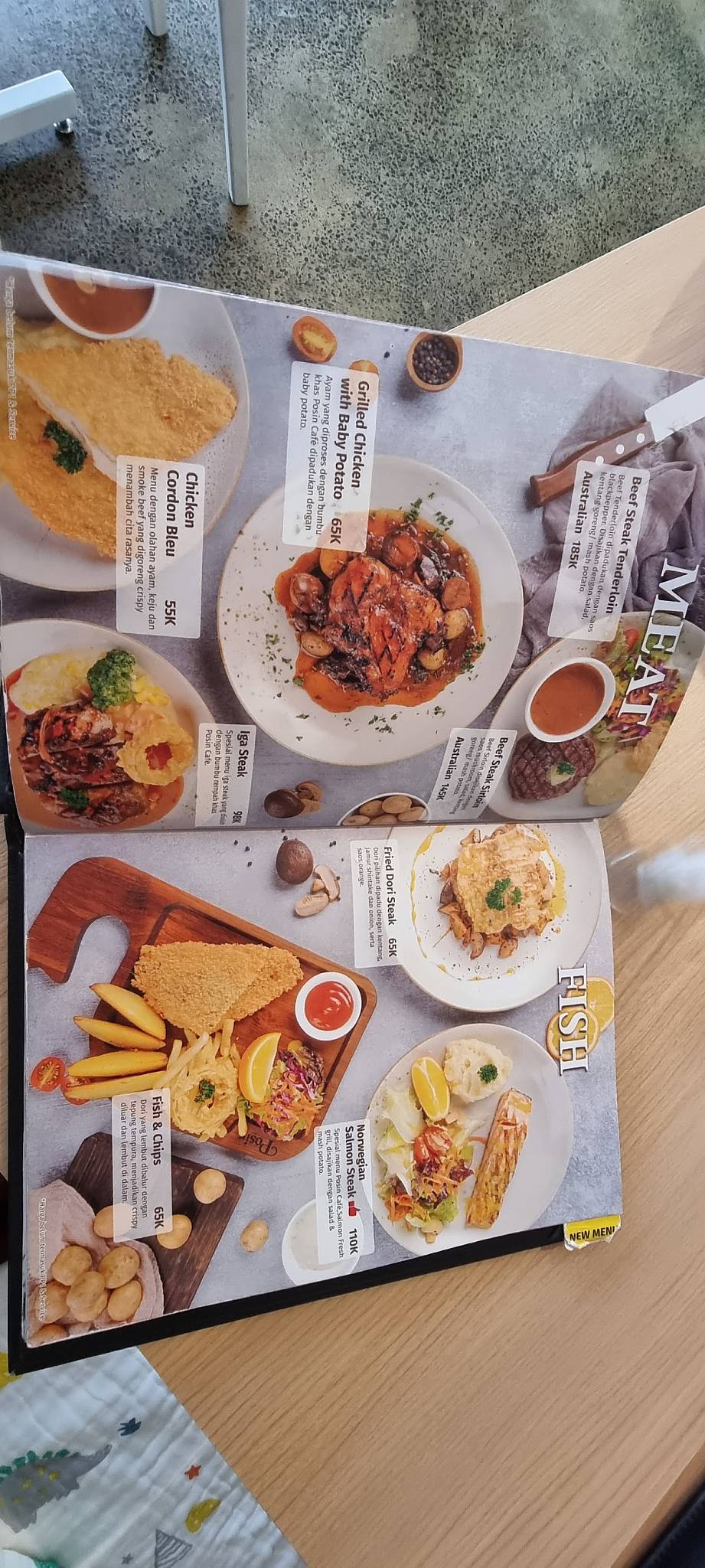 Menu at Posin Bakery & Cafe, Semarang, Jl. Menteri Supeno No.6